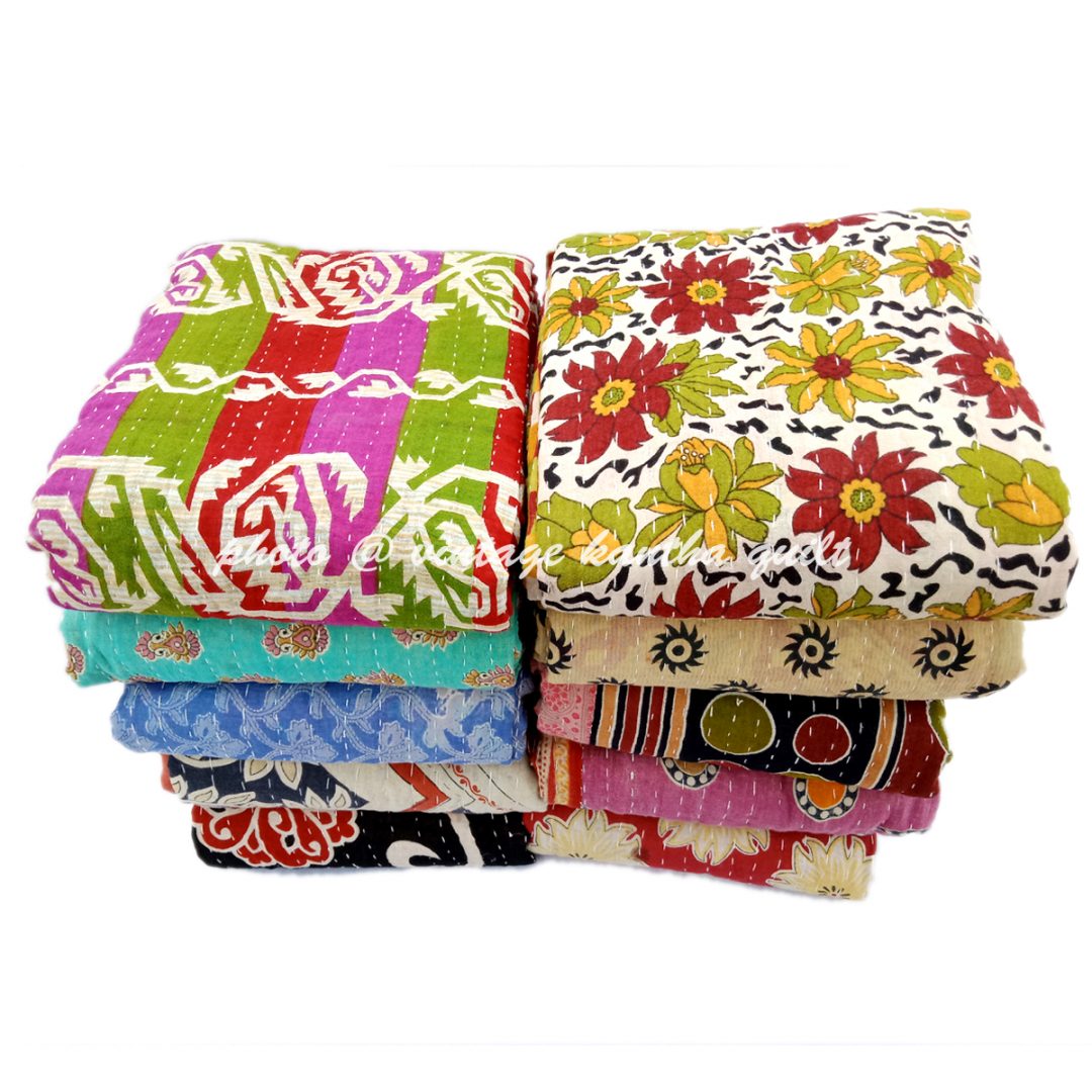 Wholesale Kantha Quilt & Throws by Vintage Kantha Quilt | Kantha Blanket