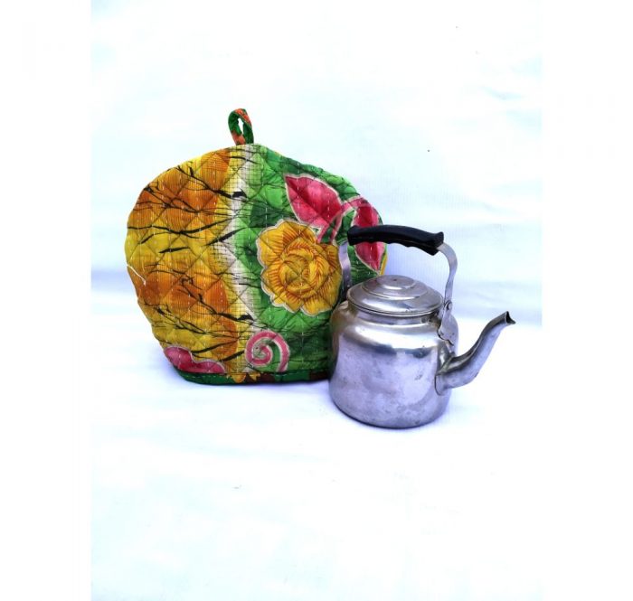 Artisan Floral Kettle Cover - Vintage Kantha Quilts, Throw Blankets ...