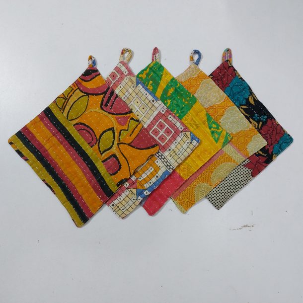 Kitchen Accessories | Kantha Aprons, Dish Cloth, Kitchen Towel